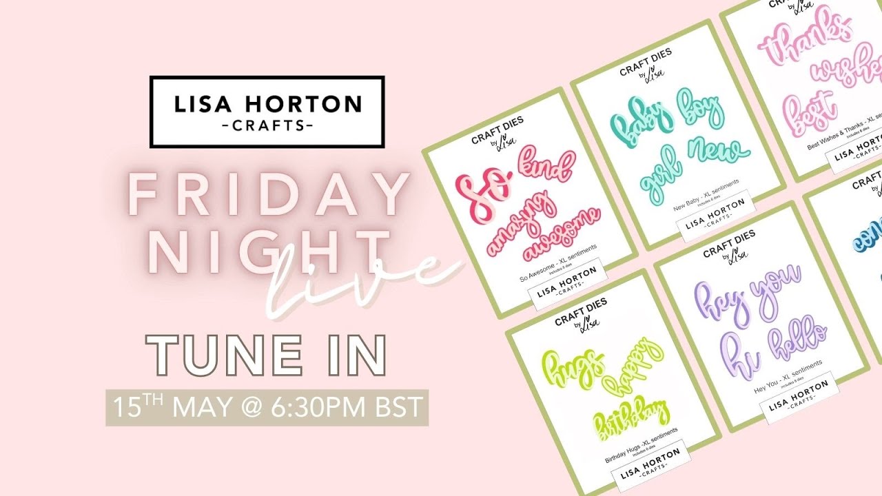 Sneak Peeks, Card Making Demos & LIVE Deals!  Lisa Horton Crafts