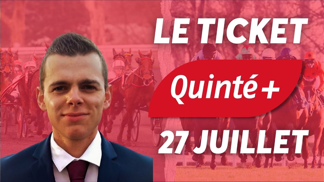 PRONOSTICS QUINTE+ DU MERCREDI 27 JUILLET - ENGHIEN