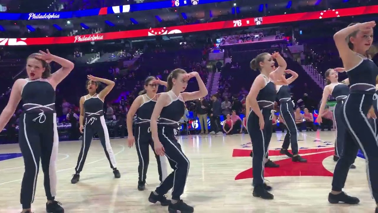 Downstage Center Dancers 2024 76ers Game!