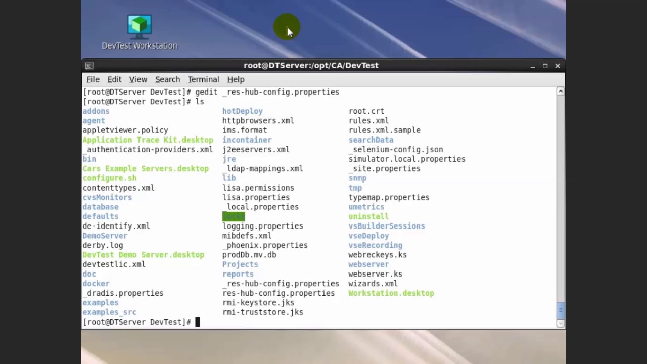 Configuring Server Components for DevTest Solutions 10.0