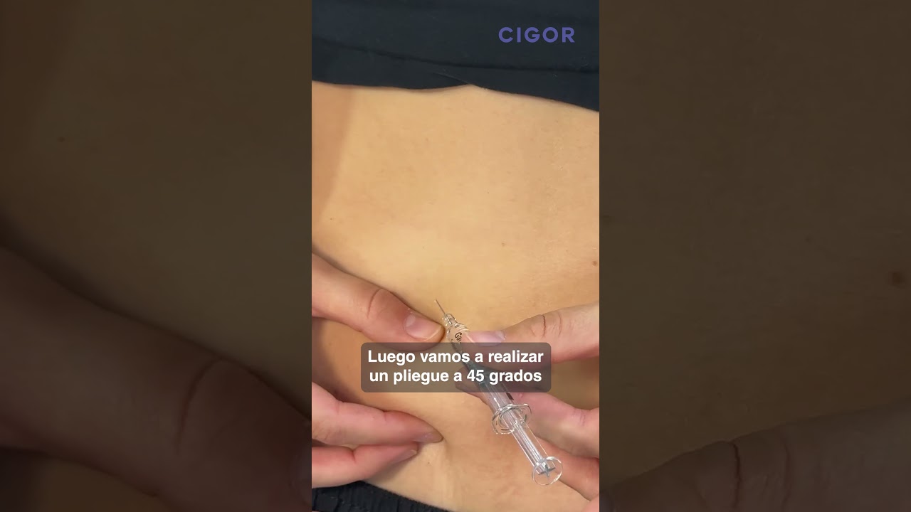 Paso a paso para la colocación de la Jeringa pre-cargada
