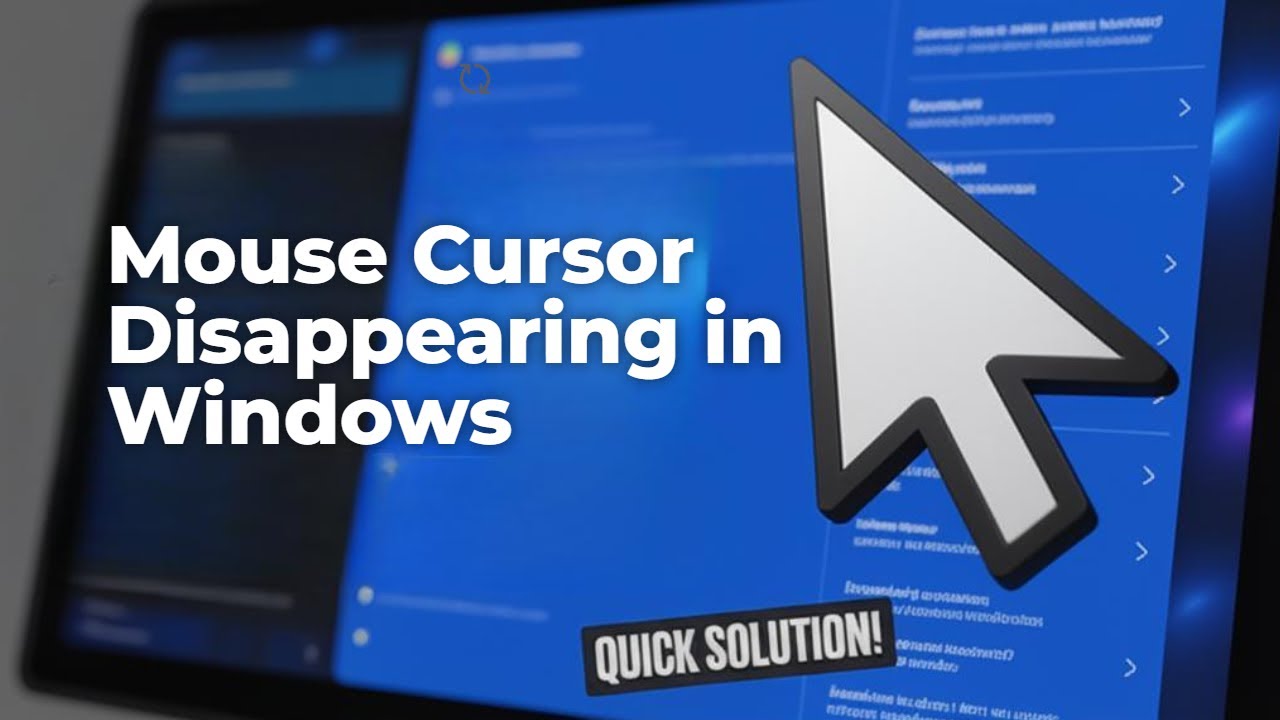 How to Fix Mouse Cursor Disappearing in Windows 11 [SOLUTION]