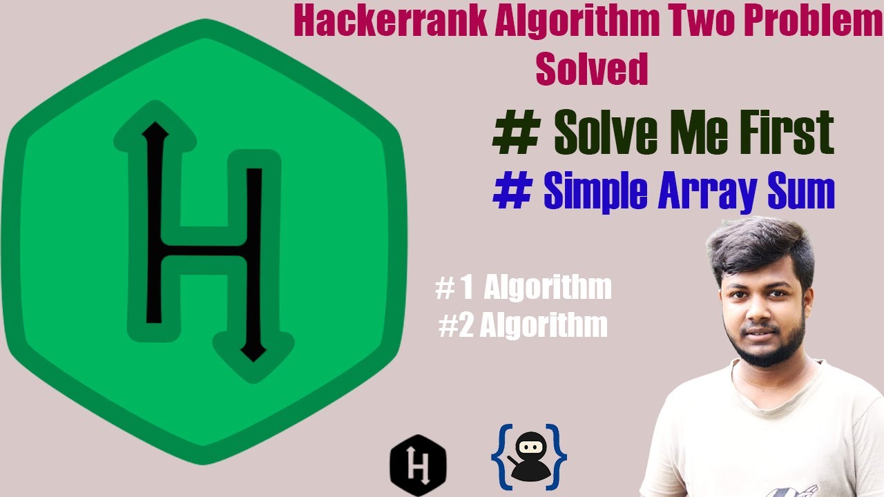 HackerRank algorithms solution || Solve Me First and Simple Array Sum Solution in C || Code With joy