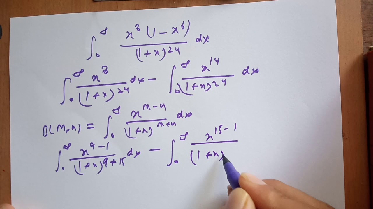 Beta and Gamma Function|Practice Problem 3