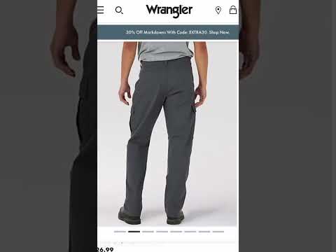 Wrangler Relaxed Fit cargo #fashion #menfashion