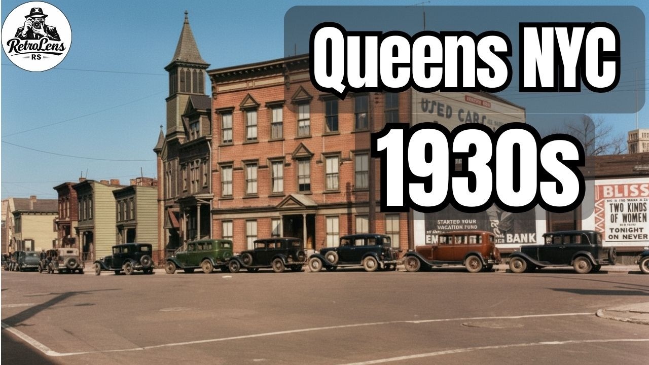 Queens NYC 1930s The Life They Never Spoke About | Restored by RetroLens RS
