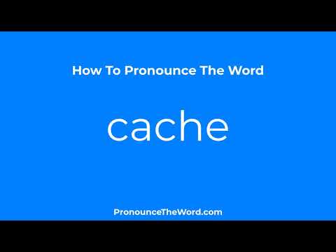 How To Say Cache | Pronounce Cache Like Native English Speakers | Pronounce The Word