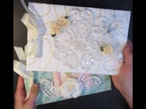 Guestbook Tutorial - How to make an elegant signature book for wedding or special occasion