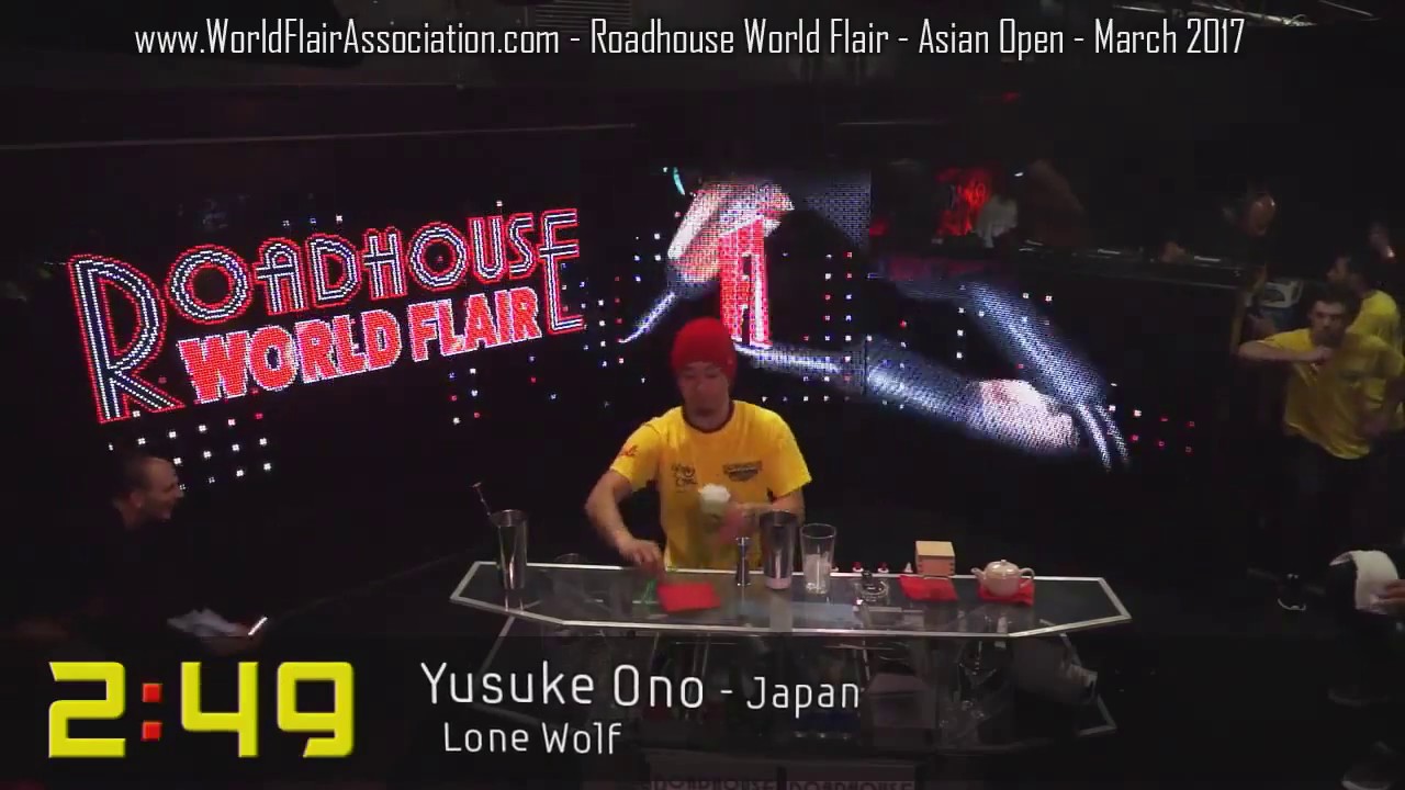 Roadhouse Asia open's final 2017 Yusuke Ono (6th place)