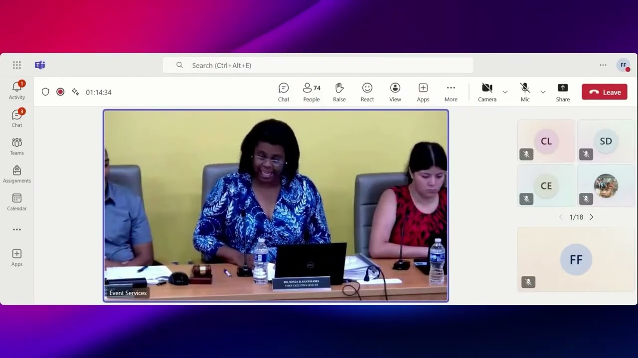 Public Board Meeting 7/22/2025