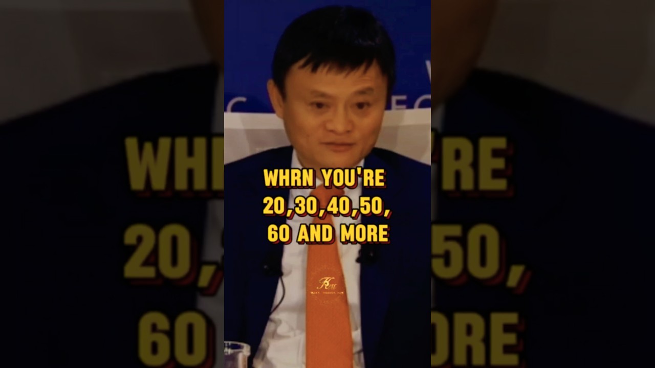 Jack Ma Advice on Career for all age groups