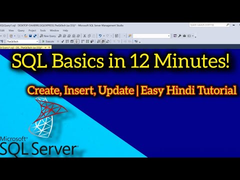 Learn SQL in 12 Minutes 🔥 Create, Insert, Update, Delete | Sql Learn In Hindi
