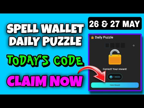 Spell Wallet Daily Puzzle Today 26 May | Spell Wallet Today Puzzle | Spell Wallet Secret Code