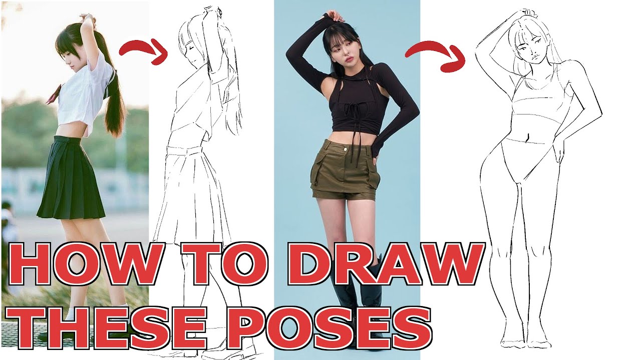 How To Draw Poses - Pose Practice #1