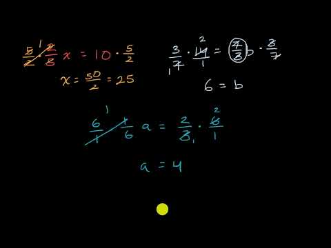 One-step multiplication equations: fractional coefficients (video ...