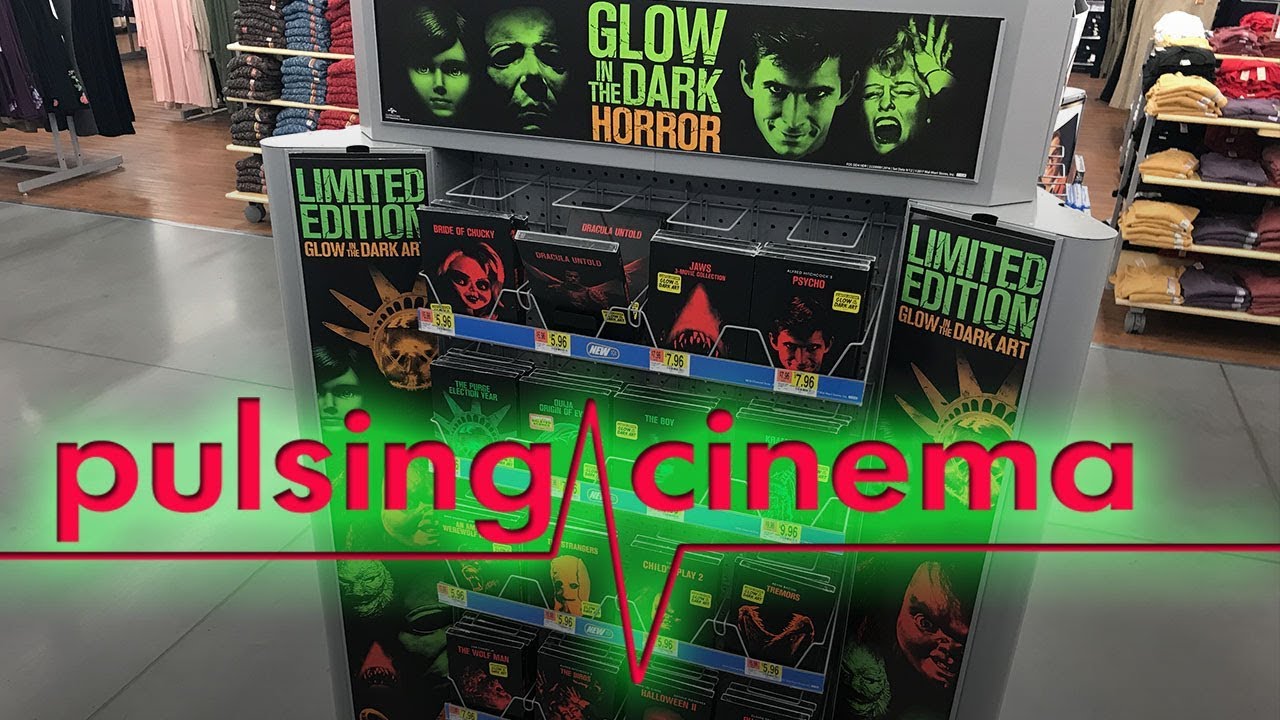 Walmart Halloween Horror Glow DVD and BR Slipcases