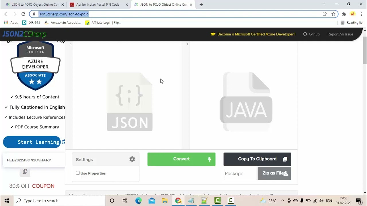 Json to Pojo Converter Online | Json to Java Class Generator | Json to Bean Class | json2csharp.com