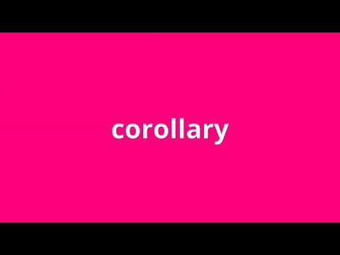 what is the meaning of corollary