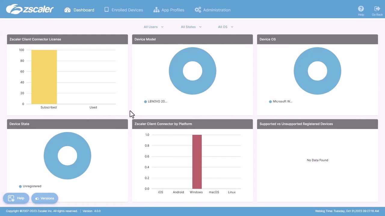 Zscaler Client Connector Configuration