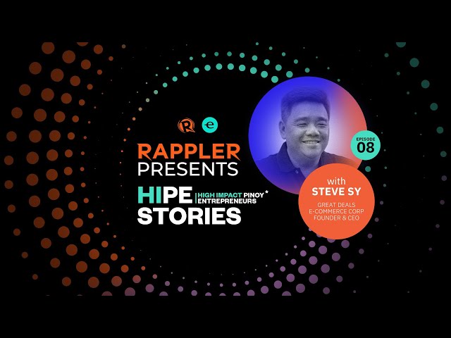 [HIPE Stories] Faith, grit, and e-commerce: How Steve Sy built Great Deals