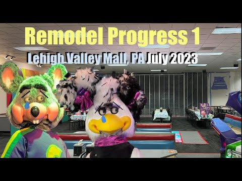 2.0 Remodel Whitehall PA Chuck E Cheese July 2023 (Former CU 1-Stage Animatronics)