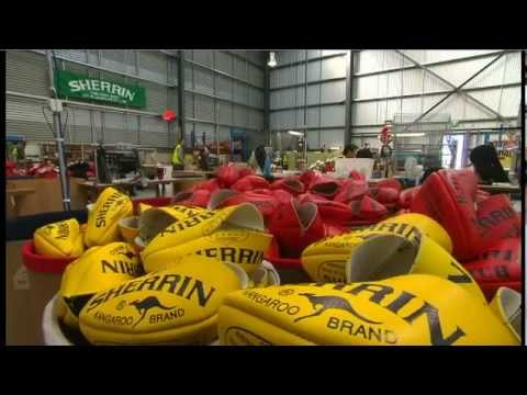 Where do AFL footballs come from?