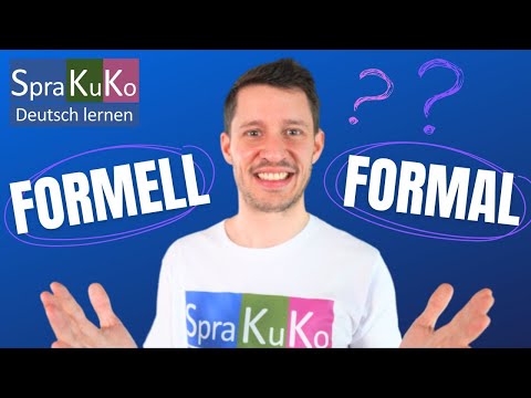 formal oder formell? Sprachliche Zweifelsfälle im Deutschen