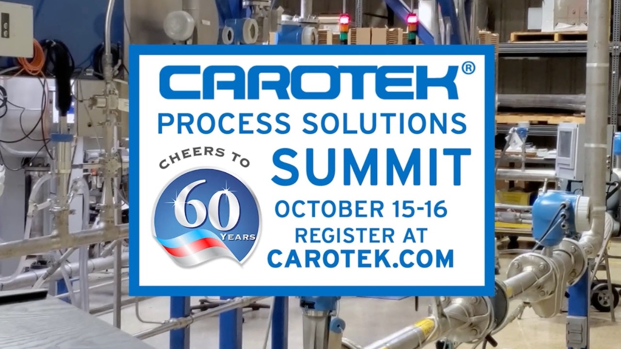 Carotek's Process Solutions Summit - October 15-16, 2025 - Join Us!