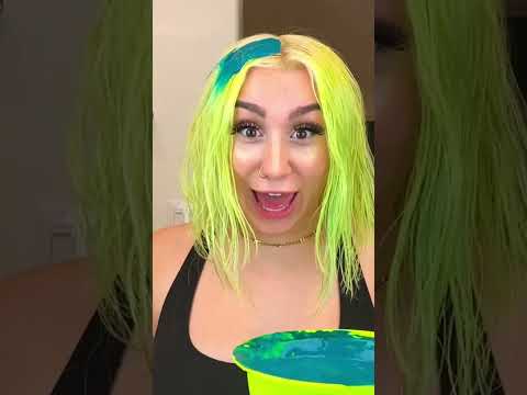 Dying My Hair With WATER COLOR PAINT!? 🤪🎨
