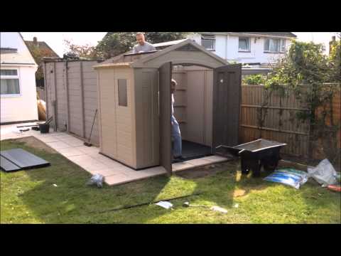Keter Plastic Shed Construction Timelapsed Video