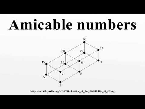 Amicable numbers