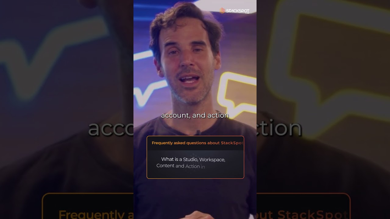 What is a Studio, Workspace, Action, and Content in StackSpot? #stackspot  #shorts #infrastructure