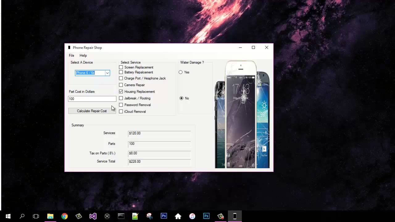 Visual Basic Final Project - COP 1000 Final Project + Code