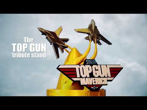 Бесплатный STL файл Стенд "Top Gun Tribute Stand・3D-печатный объект для ...