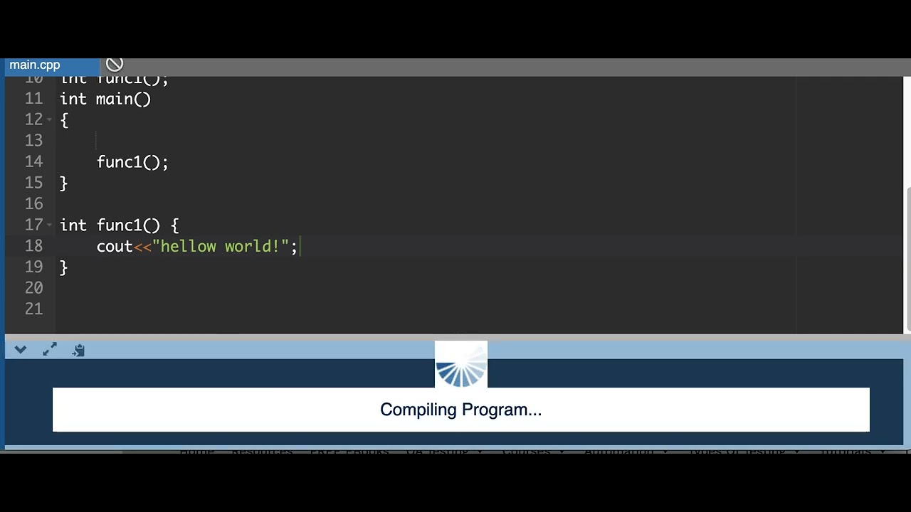 undefined reference to `func()' Function