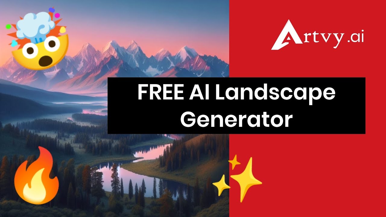 FREE AI Landscape Generator - Deepart - Midjourney - Flux