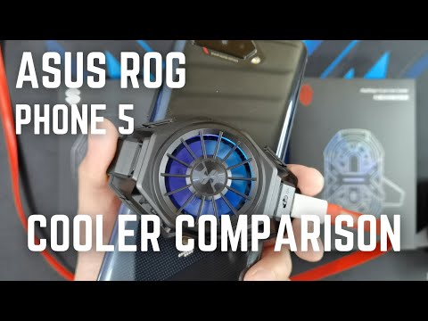 Testing the ASUS ROG Phone 5 Sustained Performance in Antutu with three different COOLERS