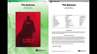 The Batman: Concert Band Conductor Score & Parts: Michael Giacchino ...