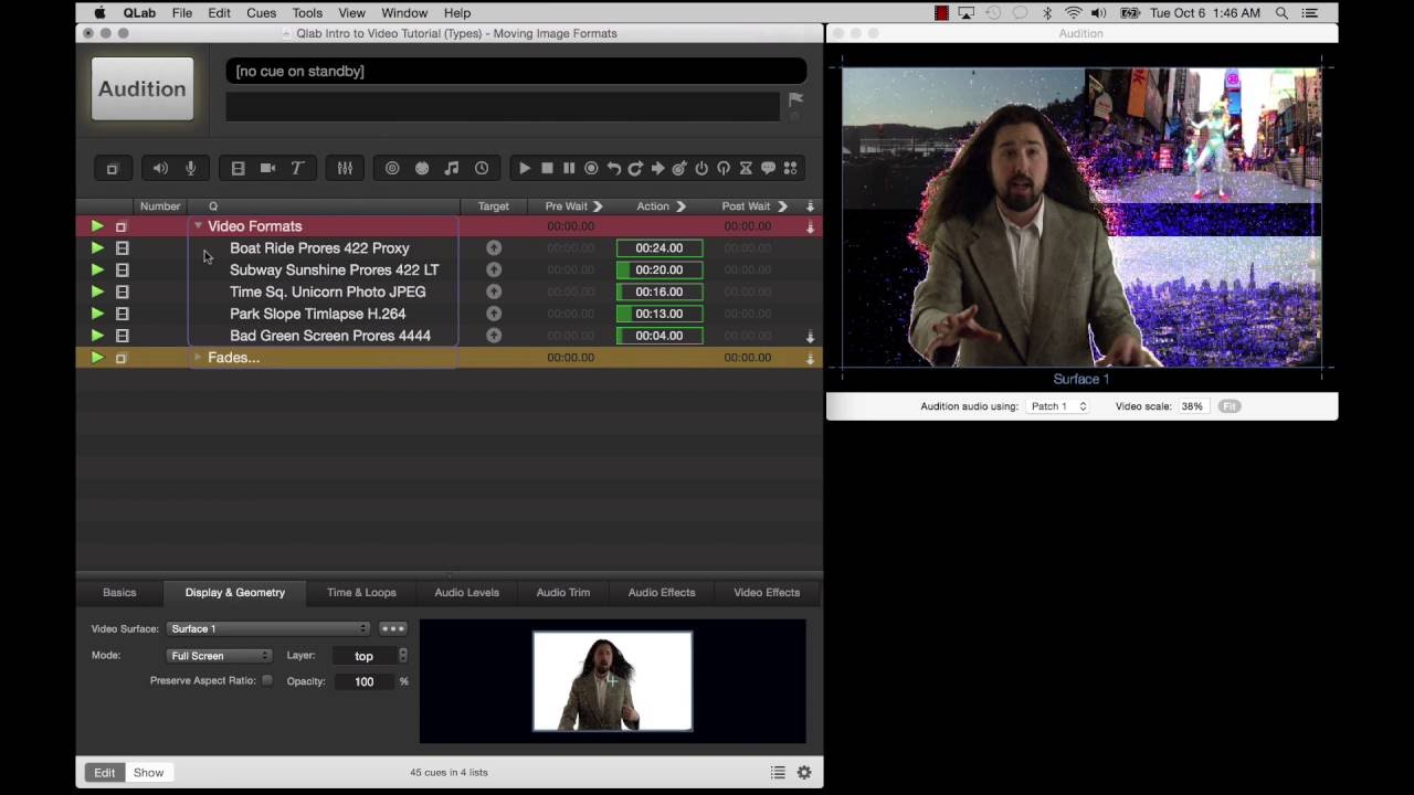 Introduction to Video Cues in QLab 3
