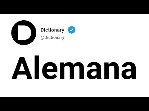 Alemana Meaning In English