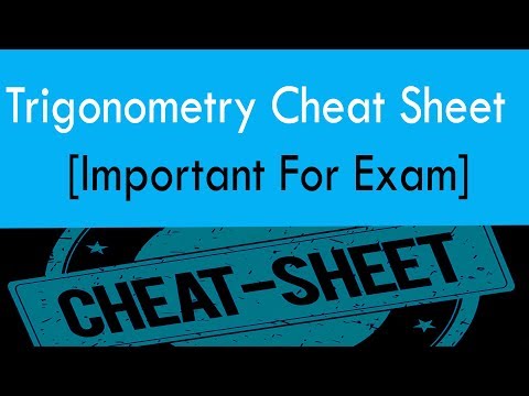 Trigonometry Cheat Sheet | OFW