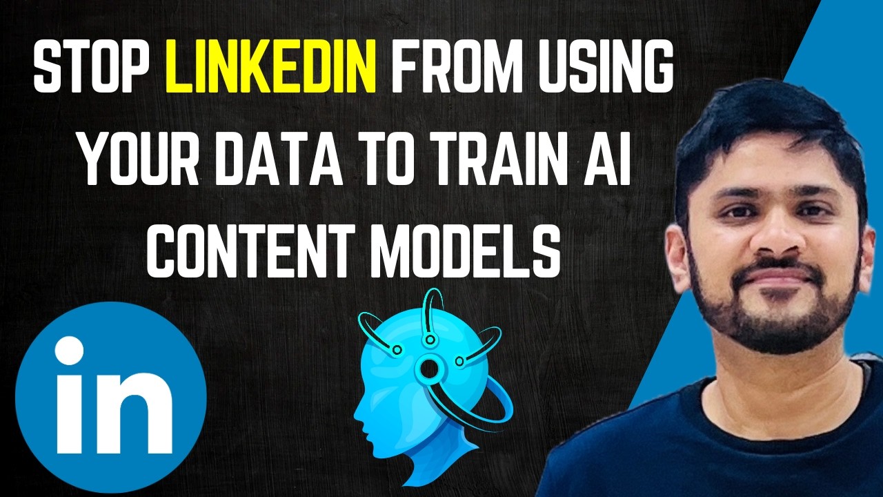 How to Stop LinkedIn from Using Your Data to Train Generative AI Content Models | Amit Thinks