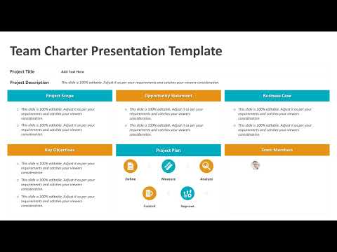 Team Charter Presentation Template | Kridha Graphics