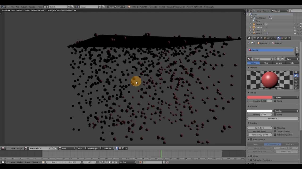 Blender Tutorial : Particles Basics