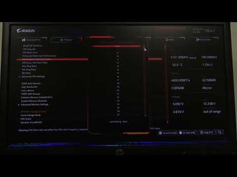 How To Manage Performance CPU Ratio In Gigabyte Z790 AORUS MASTER