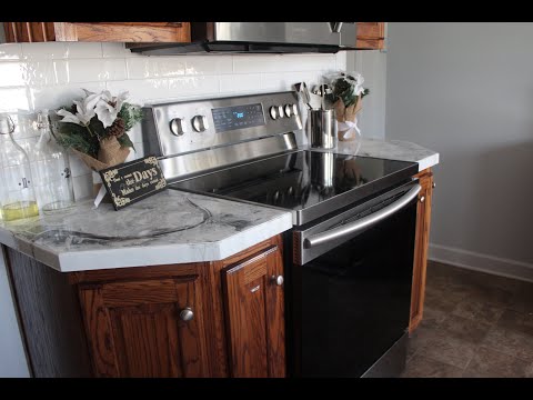 Kitchen backsplash update with Smart Tiles