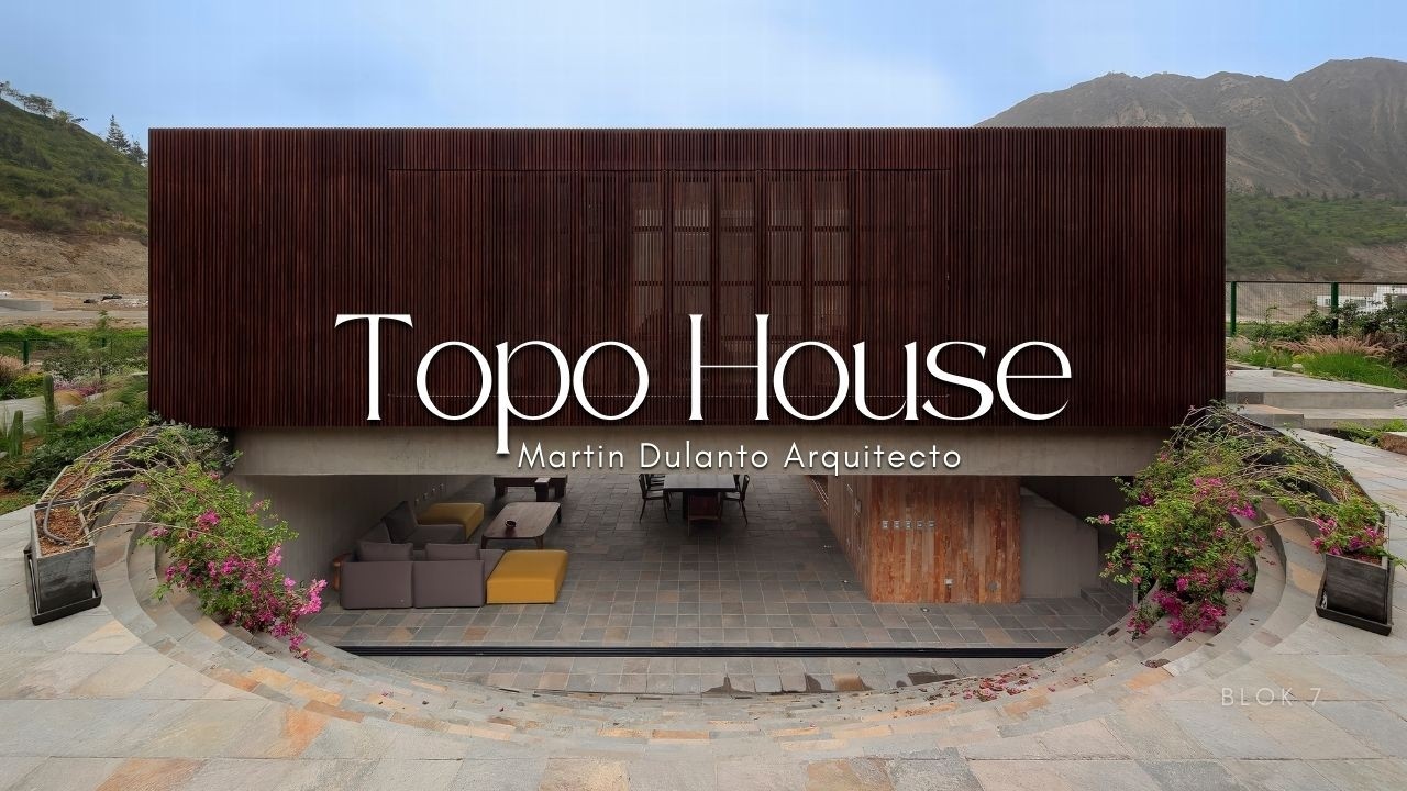 A Home Half Hidden, Half Floating | Topo House