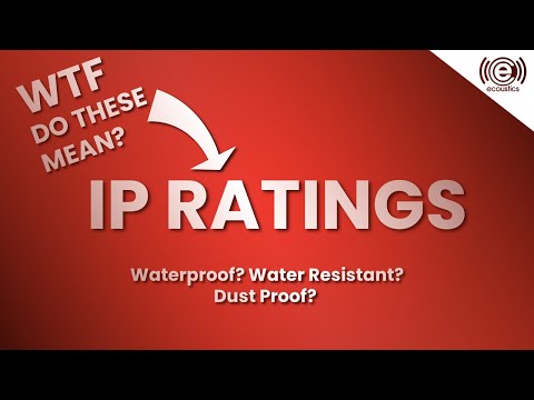 What Do IP/IPX Ratings Really Mean? Here's The scoop on "water resistant" vs. "waterproof"