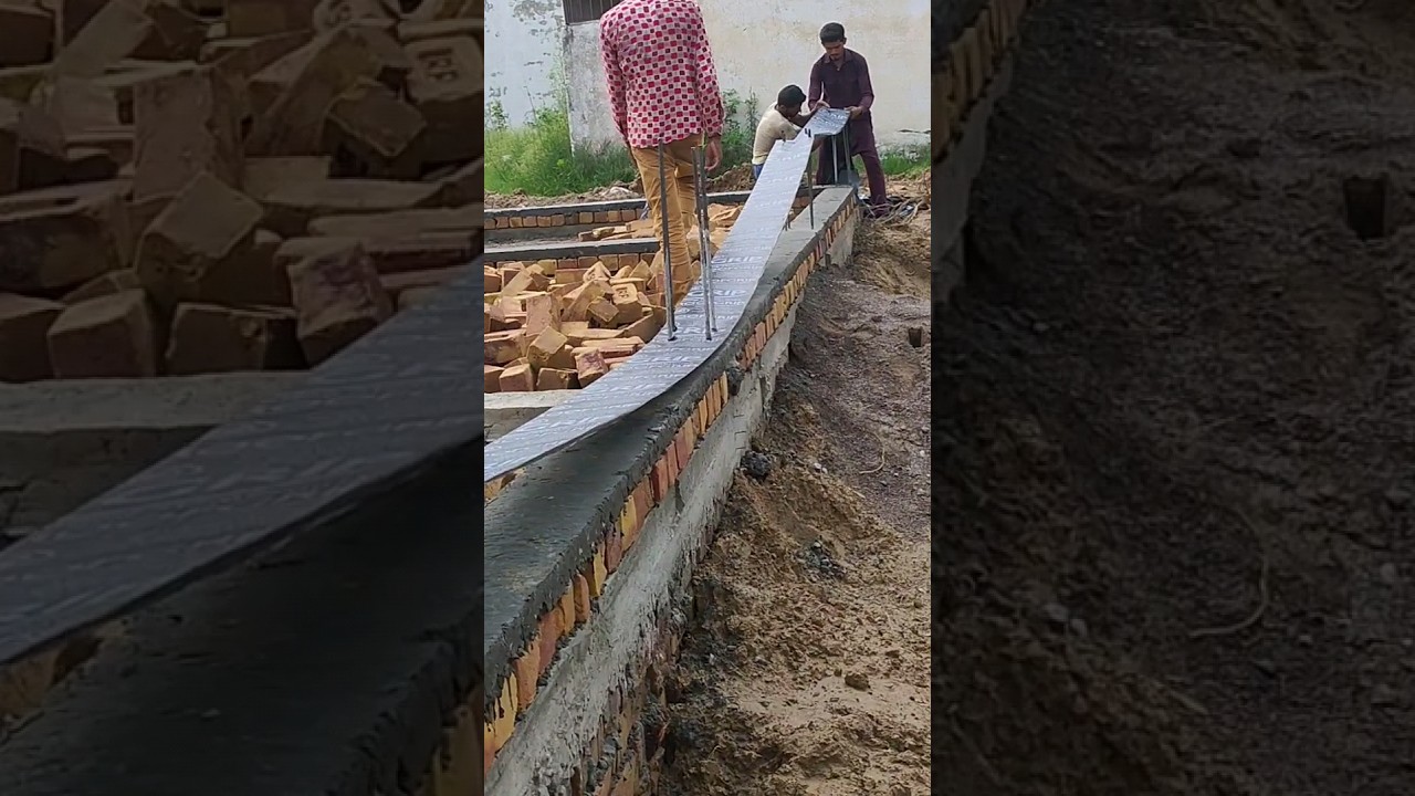 Application of DPC RoofGrip to avoid Seepage #viral #construction #howto #apply #shorts #short #dpc