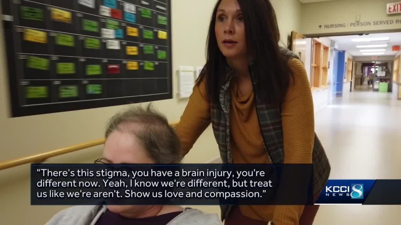 Woman who spent months fighting brain injury now gives back